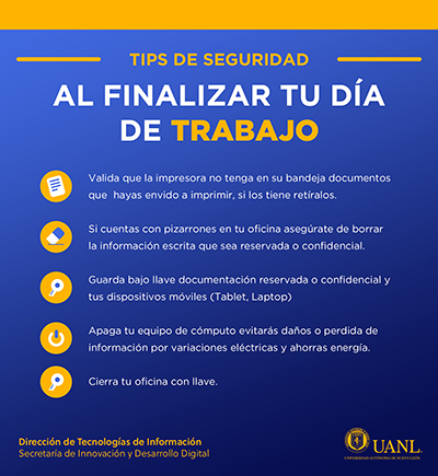 Seguridad – Dirección General de Tecnologías y Desarrollo Digital UANL